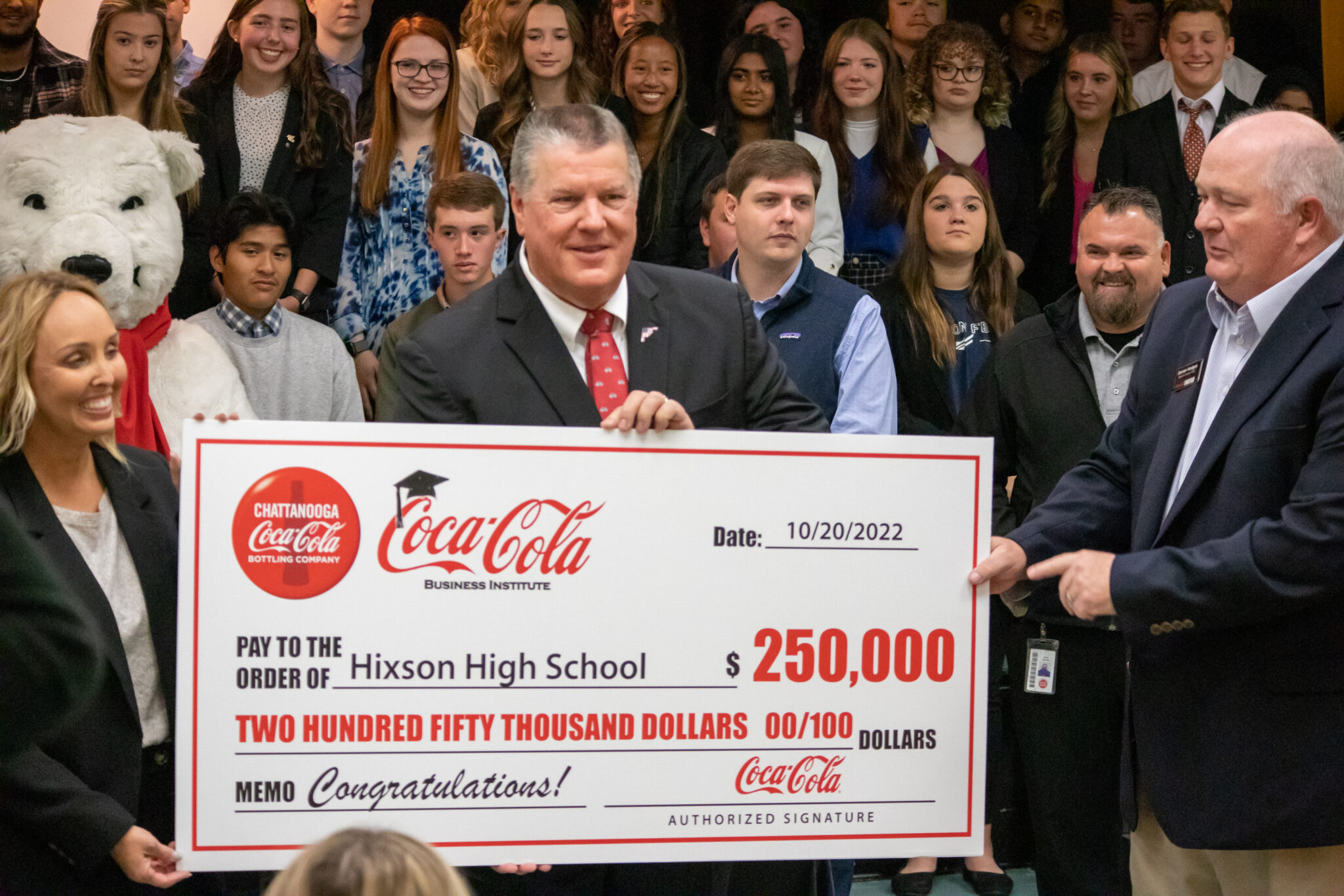 Coca-Cola Bottling United Signs 5-Year Partnership with Hixson High ...